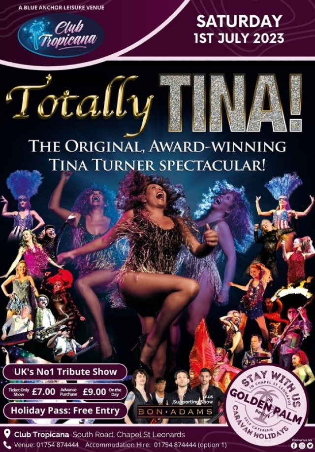Totally Tina | Live Entertainment, Skegness